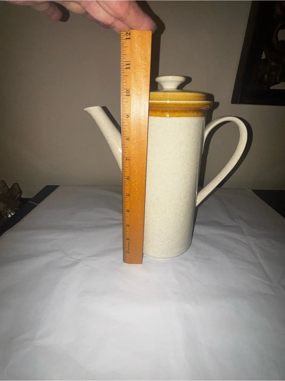 Mikasa | Dining | Vintage Mikasa Whole Wheat Stone Manor F580 Tall Tea ...